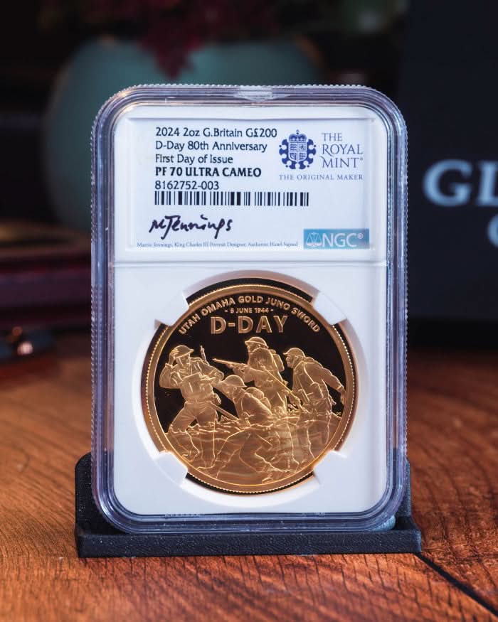 Mark History with the 2024 D-Day Gold Coin