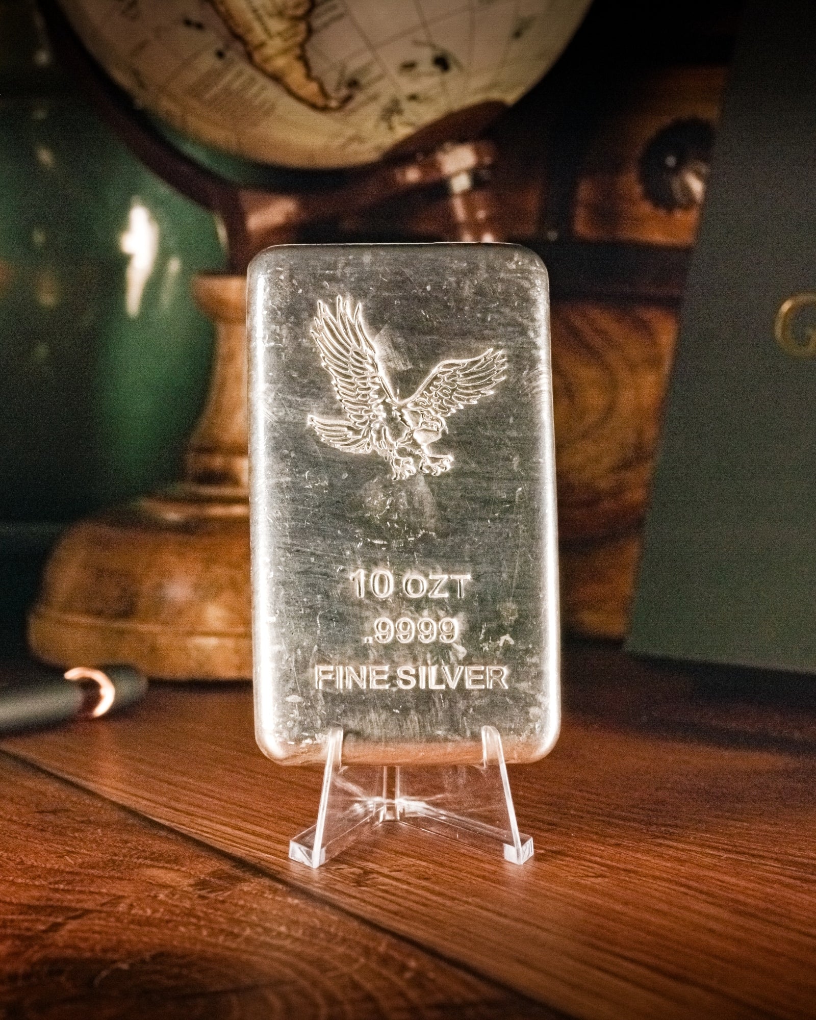 10 Oz Silver Bar 999 Pure Silver Global Coin