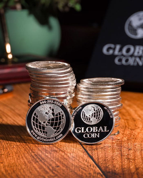 1 Ounce Silver Global Round - Silver Coin - Global Coin